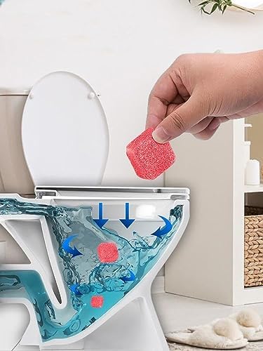 (24 Tablets) - Automatic Toilet Cleaning Effervescent Tablet Fruit ...