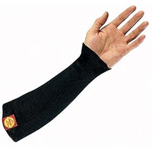 Sperian KVS-2 Black Kevlar Cut-Resistant Arm Sleeve - 2 Ply - 14 in ...