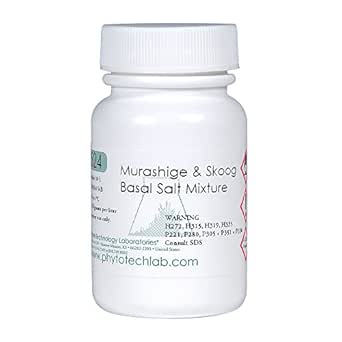 Murashige & Skoog Basal Salt Mixture (10 L): Amazon.com: Industrial ...