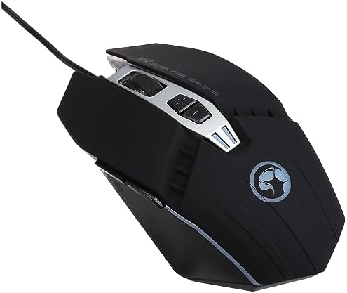 Marvo Scorpion M112 Backlight Gaming Mouse With Rubber Scroll Wheel And ...