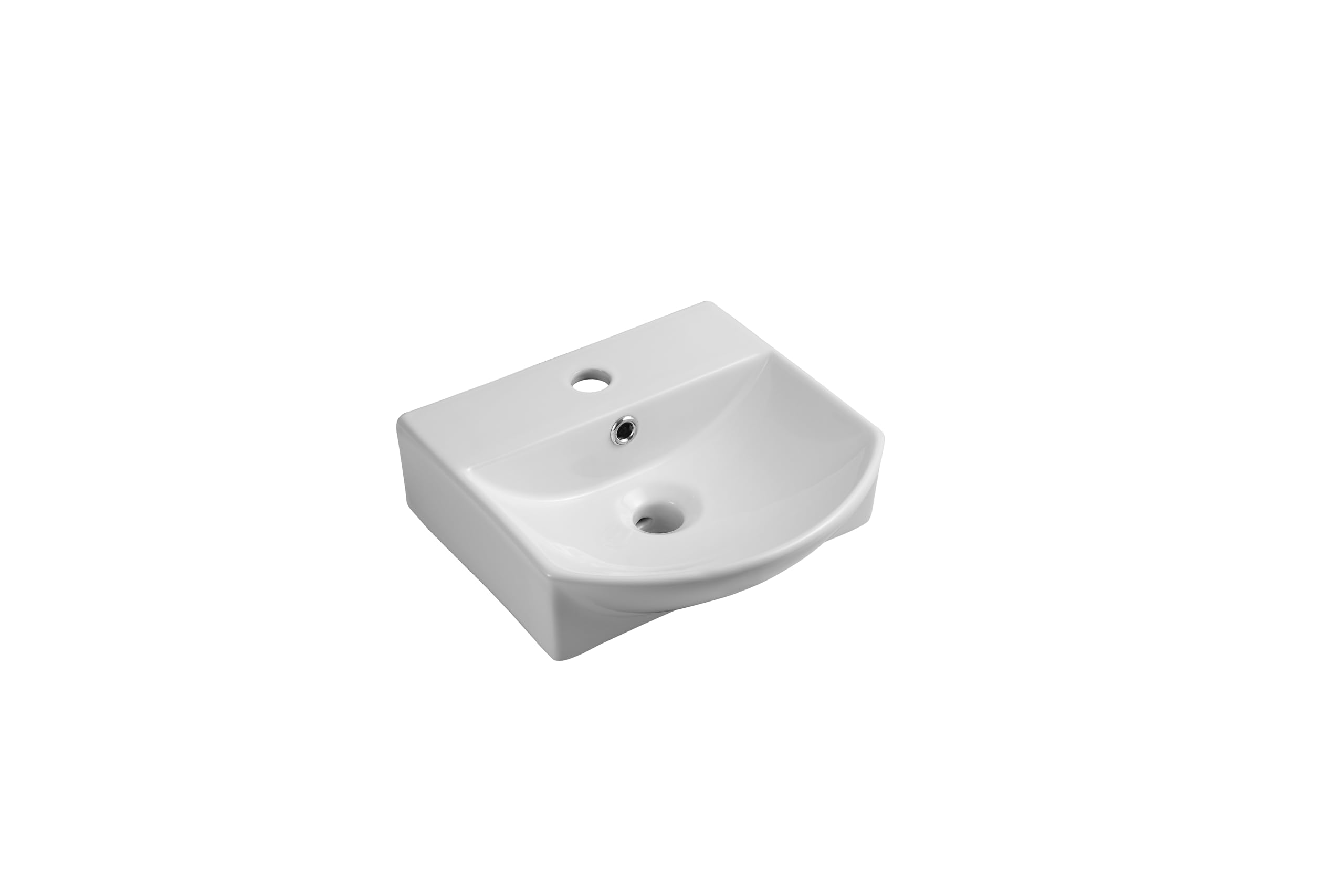 Mua iBathUK Modern Wall Hung Curved Counter Top Ceramic Wash Basin Sink ...
