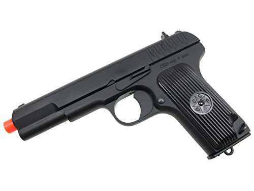src tt33 black star gas blowback full metal con estuche de pistola por src (pistola de air