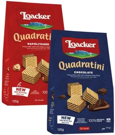 Loacker Quadratini Wafers, 125g, Promo Pack of 2 price in UAE | Amazon ...