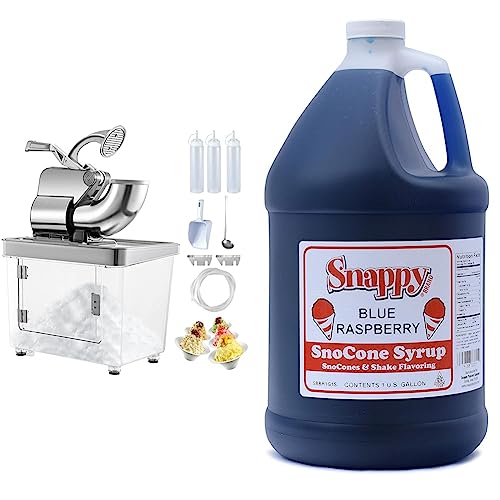 VEVOR 110V Commercial Ice Crusher 440LBS/H, ETL Approved 300W Electric ...