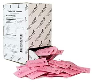 Amazon.com : Wee-Cal Pink Saccharin Zero-Calorie Sweetener, 1 Gram ...