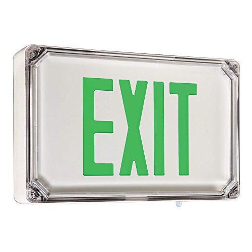 HUBBELL LIGHTING DUALLITE Cast Aluminum LED Exit Sign: Amazon.com ...