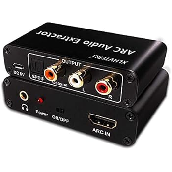 Amazon.com: HDMI ARC Adapter, HDMI ARC Audio Extractor Adapter 4K HDMI Audio Splitter with ...