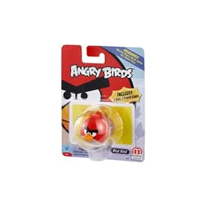 Amazon.com: Mattel Angry Birds Mini Figure Red Bird: Toys & Games