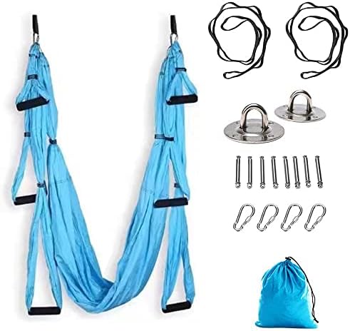 Arabest Yoga Hammock - Aerial Yoga Swing Set, Yoga Trapeze Inversion ...