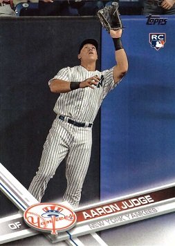Amazon.com: 2017 Topps Baseball #287 Aaron Judge Rookie Card ...