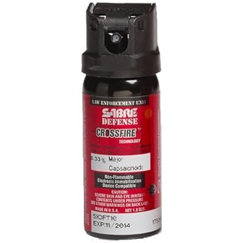 Amazon.com : Sabre Defense Crossfire Pepper Spray : Self Defense Pepper ...