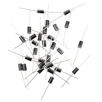 Amazon.com: SODIAL 30 PCS IN5406 600V 3A Polarized Rectifier Diode ...