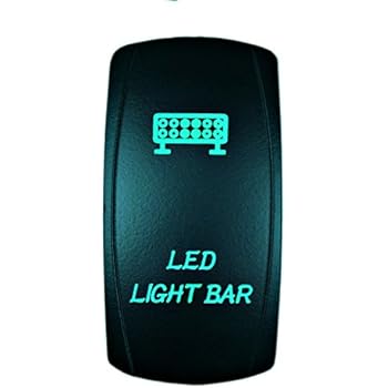 Amazon.com: STVMotorsports 5 Pin Laser Rocker Switch LED LIGHT BAR On ...