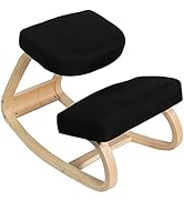 Amazon.com: VIVO Wooden Rocking Kneeling Chair, Ergonomic Rocker Stool ...