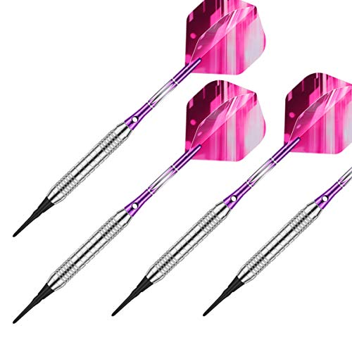 sanfeng Soft Tip Darts Set for Electronic Dart Board - 16g Darts Barrel ...