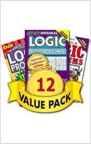 Logic Puzzles-12 Pack: Amazon.com: Books