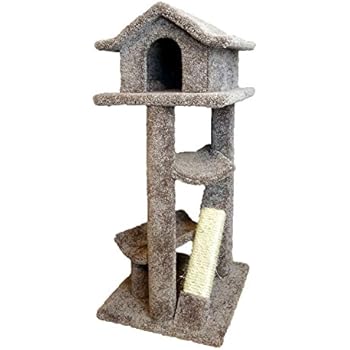 Amazon.com : New Cat Condos Premier Large Cat Pagodas Tree, Gray : Pet ...