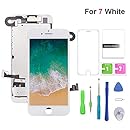 Amazon.com: Compatible with iPhone 7G Screen Replacement White,LCD ...