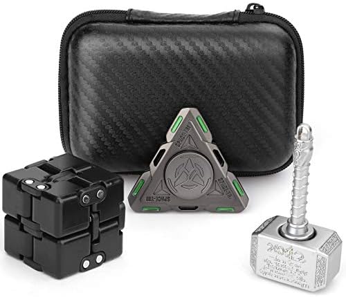 Handheld Mini Fidget Toy Set Fidget,Infinity Cube,Fidget Cube,Glow in ...