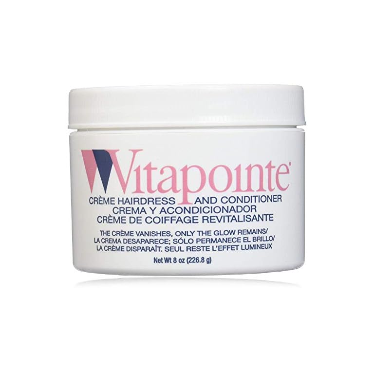Vitapointe Professional Hair Conditioner, Jar, 8 Ounce - Black Hair ...