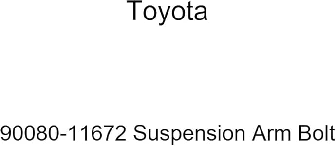 Amazon.com: TOYOTA 90080-11672 Bolt, W/Washer: Automotive