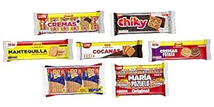 Amazon.com: Pozuelo Cookies & Crackers Variety Bundle | Chiky Chocolate ...