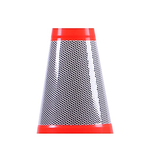 (5 Cones) BESEA 18" inch Orange PVC Cones Traffic Safety Cones Black ...