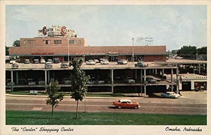 The Center Shopping Center Omaha, Nebraska NE Original Vintage Postcard ...