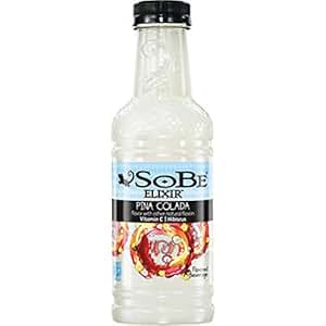 Amazon.com: Sobe Elixir Pina Colada Drink with Natural Flavors, 20 ...