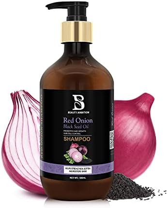 سعر Revitalizing Red Onion & Black Seed Oil Hair Shampoo for Strong, Healthy and Dandruff Free ...