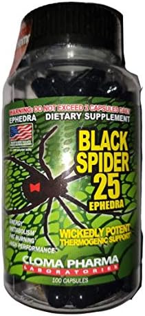 Cloma Pharma Black Spider Fat Burner 100 Caps price in UAE | Amazon UAE ...