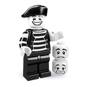 Amazon.com: LEGO - Minifigures Series 2 - MIME: Toys & Games