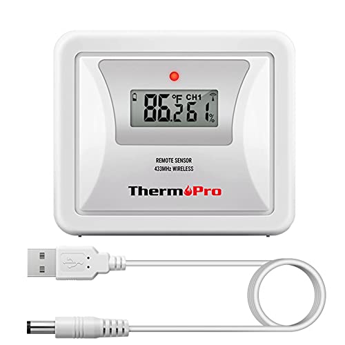 ThermoPro TX-5 Universal Rainproof Transmitter Monitor Temperature and ...