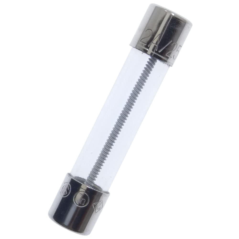 Mua Yoiilnz 2Amp 250V Glass Fuse 2A Time Delay Slow-Blow 6.3x31.8mm/0. ...