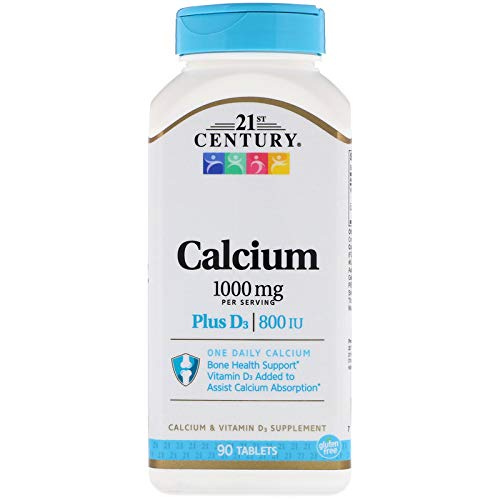 21st Century Calcium Plus D Tablets, 1000 mg, 90 Count in Pakistan ...