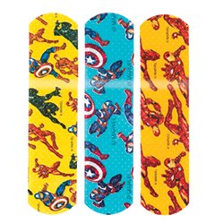 Captain America & Iron Man Bandages - First Aid Kid Supplies - 1200 Per ...