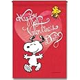 Amazon.com : Backyard Glory Peanuts Snoopy Happy Valentine's Day Garden Flag, 12.5 x 18 inches ...