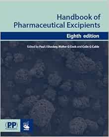 Handbook of Pharmaceutical Excipients: 9780857112712: Medicine & Health ...