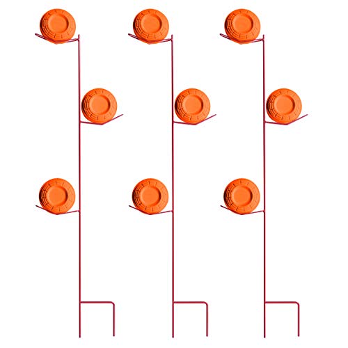 GoSports Outdoors Tri-Tower Steel Clay Pigeon Holder - 3 Pack, Target ...