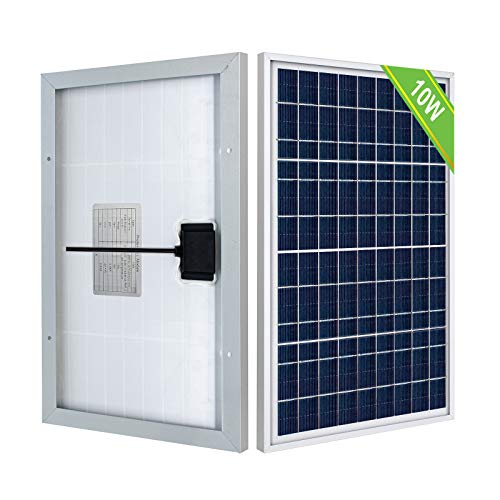 ECO WORTHY 10W 12V Solar Panel High Efficiency PV Module Power for ...