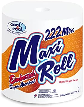 Cool & Cool White Maxi Tissue Roll, 222 Metres price in Saudi Arabia ...