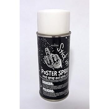 Amazon.com: Stick It! Spray Adhesive | Poster Temporary Adhesive | Hands-Free Wall Stencil ...