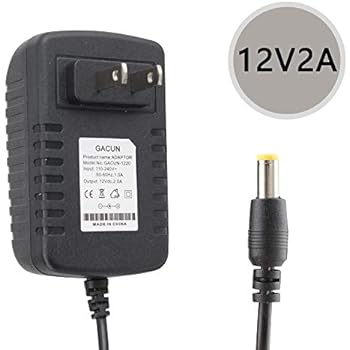 Amazon.com: ALITOVE 12V DC Power Supply 2A 24W AC/DC Adapter 100~240V AC to DC 12 Volt 2 Amp 1 ...