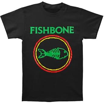 Amazon.com: Fishbone - Mens Fishbone Logo T-shirt Medium Black: Music ...
