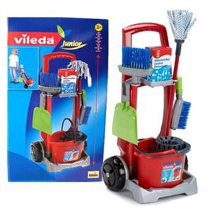 Toy Vileda Premium Cleaning Trolley with accessories! - Pretend Play ...