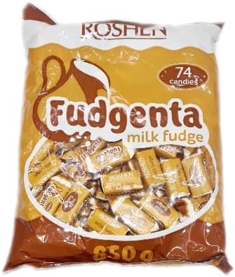 Roshen Fudgenta Milk Fudge Toffee, 850 g, Red price in Saudi Arabia ...