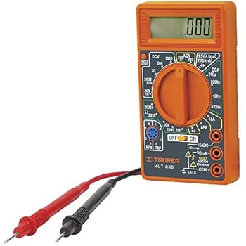 Truper MUT-39, Multímetro digital profesional: Amazon.com.mx ...