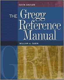 The Gregg Reference Manual with One-Year Online Subscription ...