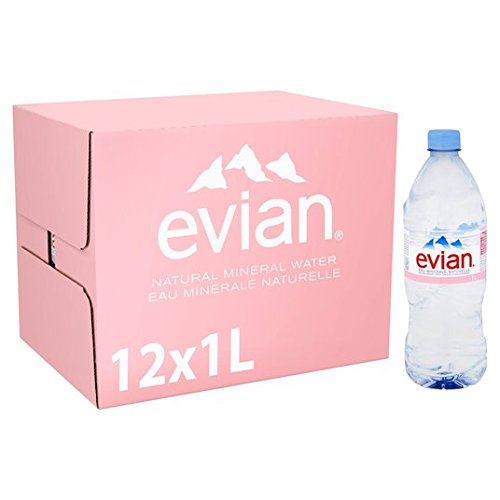 Evian Still Natural Mineral Water 12 x 1L: Amazon.co.uk: Grocery