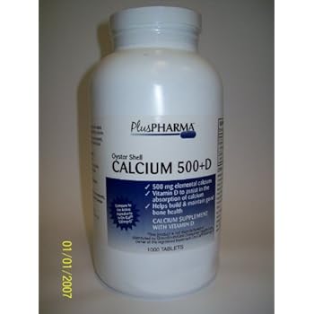 Amazon.com: Major, Oyster Shell Calcium with Vitamin D 500MG+D , 300 ...